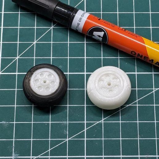 ️ RC aircraft wheel 26x11mm・Free STL File for 3D printing・Cults