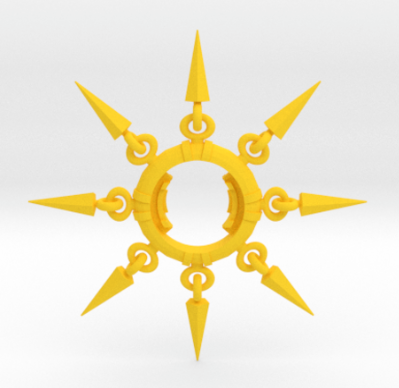 Free STL file BEYBLADE MILLENNIUM RING | COMPLETE | YUGIOH SERIES 💍 ・Model to download and 3D ...