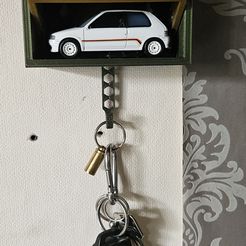 🔑 Hotwheels & Matchbox Garage Key holder・3D Print with the X1C 3D printer・Cults