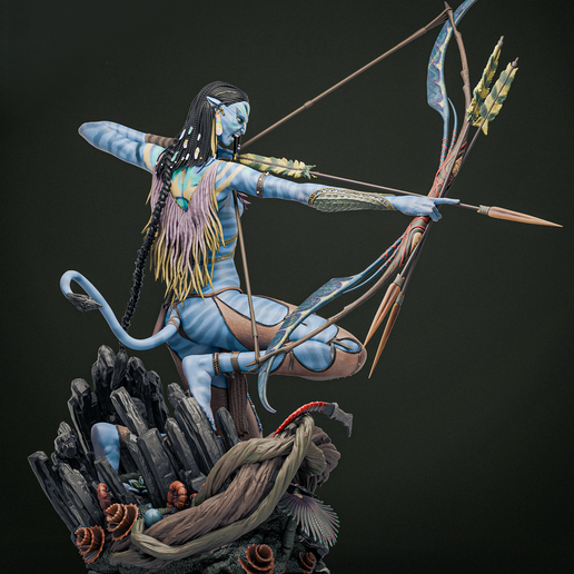 🗿 Neytiri・Arquivo STL para Impressão 3D・Cults