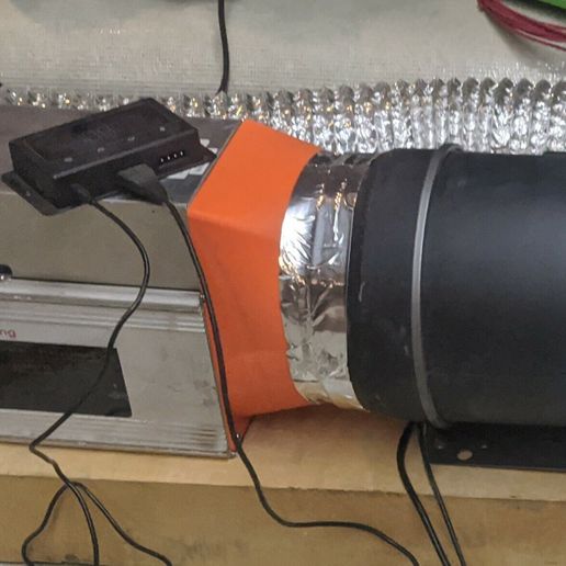 ♾️ Whatsminer M3x Exhaust Shroud for AC Infinity Cloudline T8・Free STL ...