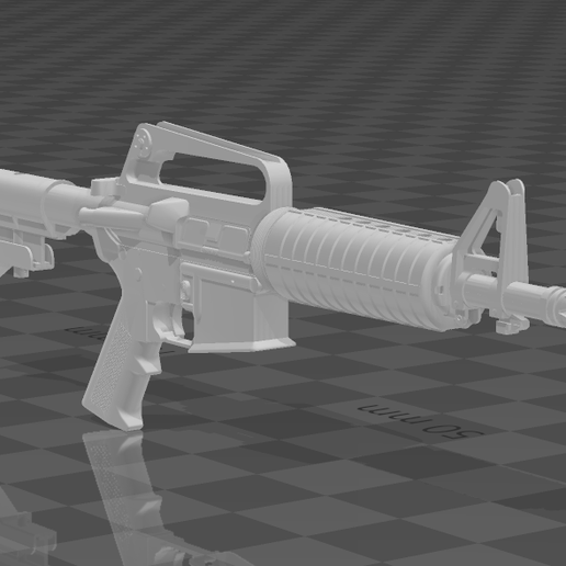 🎲 m4a1 colt commando・ STL File for 3D printing・Cults