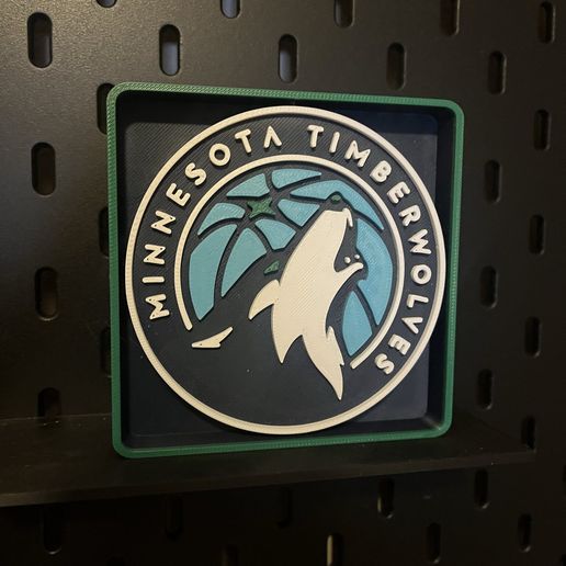 🏀 NBA - Minnesota Timberwolves - Multicolor Version (AMS Ready)・ STL ...
