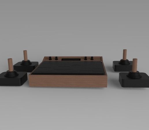 🕹️ Console Game Atari 2600・ STL File for 3D printing・Cults