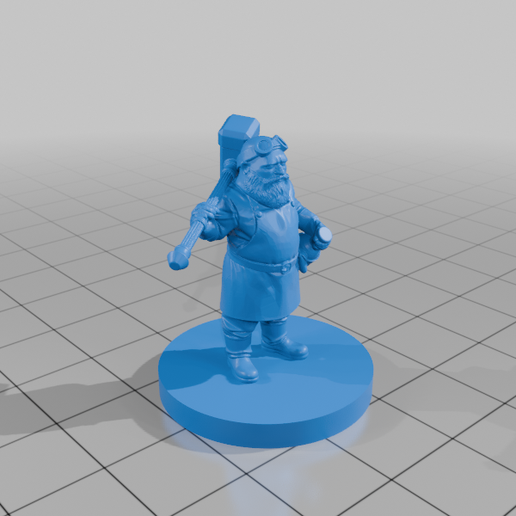 🎲 Dwarven Alchemical Smith (DND / TTRPG)・Free STL File for 3D printing ...