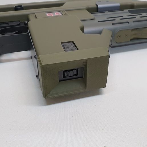 🌨️ Snow Wolf M41A Pulse Rifle Magazine Baseplate・Free 3D File for ・Cults