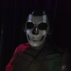 🆕 Nuevo imprimible CoD Ghost Mask STL・Impresión 3D・Cults