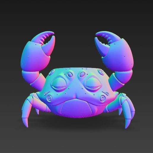 🦀 Steampunk Grumpy Crab Planter - Organizador Imprimible 3D・Archivo STL ...