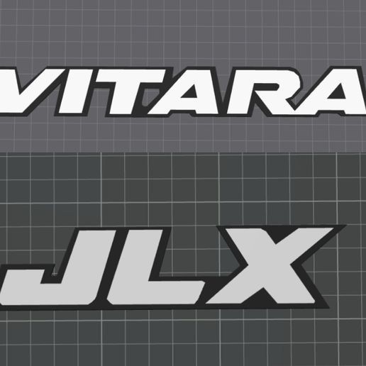♻️ vıtara fender emblem logo + JLX EMBLEM logo・ STL File for 3D ...