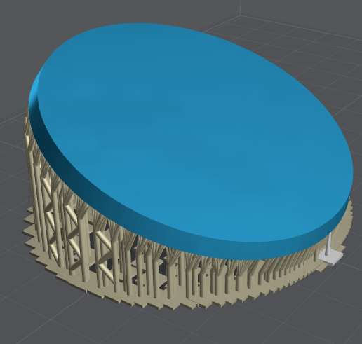 🎲 60mm base presupported・Free OBJ File for ・Cults