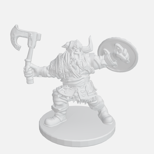 🎲 DnD viking triple pack・ STL File for 3D printing・Cults