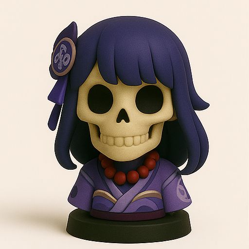 💀 Raiden Skull Bust・ STL File for 3D printing・Cults