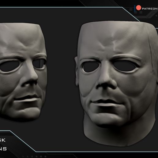 📁 Michael Myers mask・ 3D File for 3D printing・Cults
