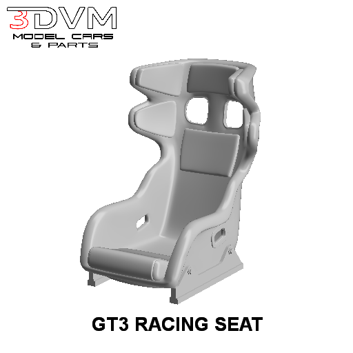 💺 GT3 Racing Seat in 1/24 scale・ STL File for 3D printing・Cults