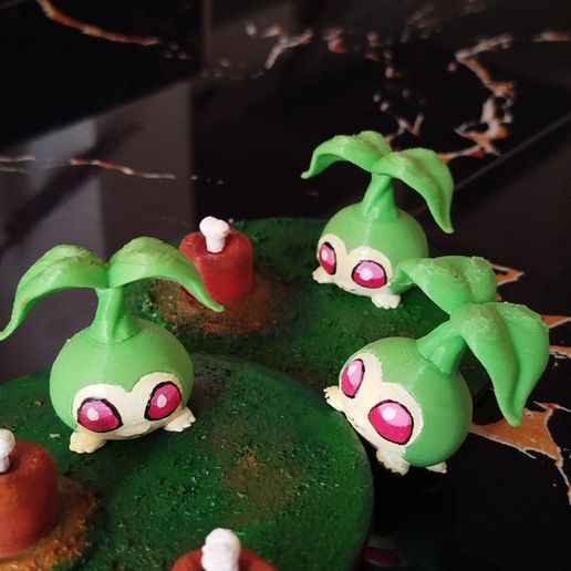 TANEMON + MEAT🍖 /DIGIMON・ STL File for 3D printing・Cults