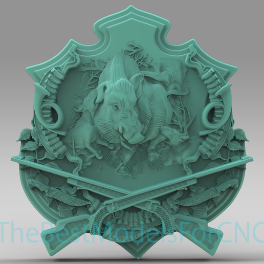 Archivo 3D 3D Model STL File for CNC Router Laser & 3D Printer Wild ...