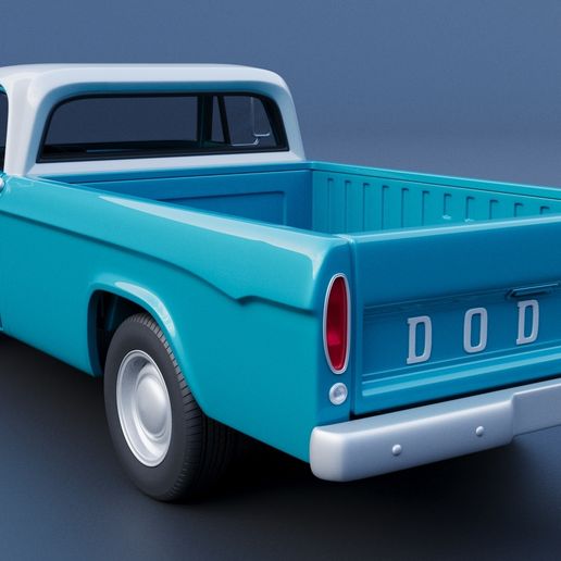 🚗 Dodge D100 1967・ 3D File for ・Cults