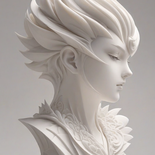 🗿 Serene Gale・Free 3D File for 3D printing・Cults