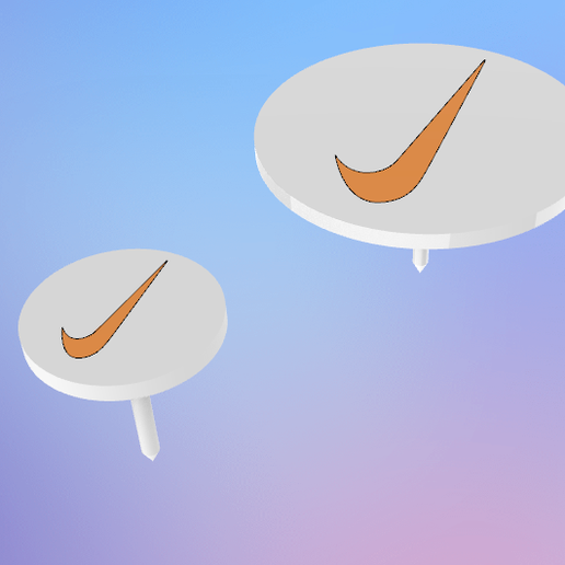 🏌️ Nike Golf Ball Marker・Free STL File for 3D printing・Cults