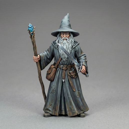 🧙‍♂️ Gandalf the Grey・Free STL File for 3D printing・Cults