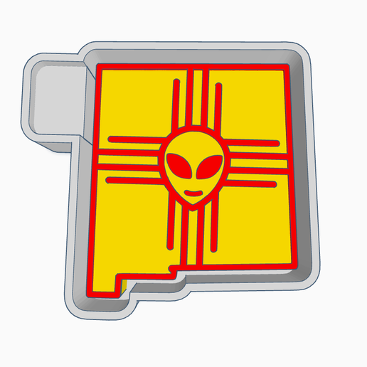 STL file New Mexico Zia Alien Freshie Housing 🆕 ・Model to download and ...