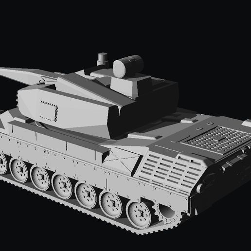 STL file Leopard 1 skyranger 🐆 ・Template to download and 3D print・Cults