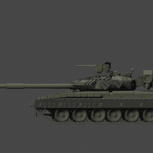 🪖 T-80BV・ 3D File for 3D printing・Cults