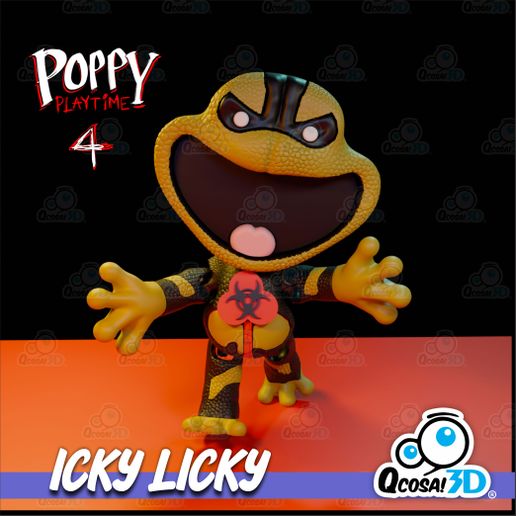 ️ ICKY LICKY - POPPY PLAY TIME 4・ STL File for 3D printing・Cults