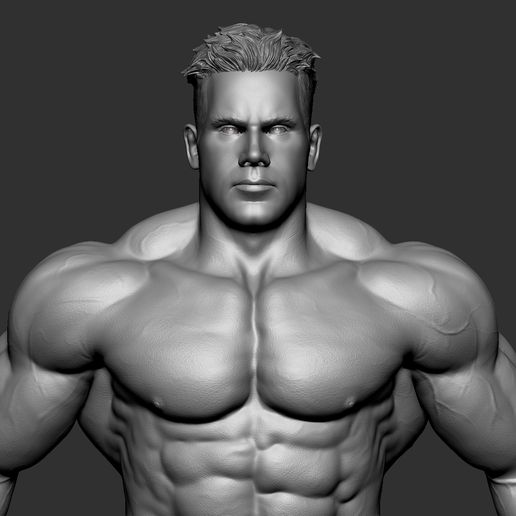 3D file Jay Cutler bodybuilder ZTL+OBJ+STL 👾 ・3D print design to ...