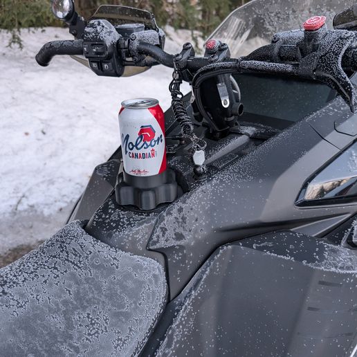 🧢 Ski-doo Gas Cap Can Holder・Free STL File for 3D printing・Cults