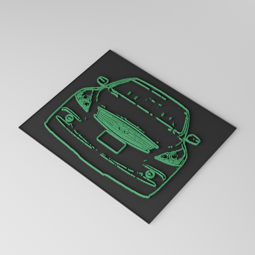 👤 Infiniti Silhouette Outline Wall Art 3D Picture Frame Pack・Fichier ...