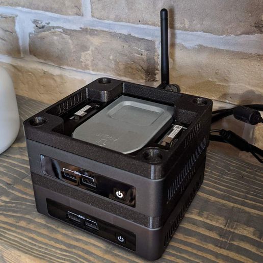 💍 Intel 7th Generation NUC Spacer / Stacking Ring・Free 3D File for ・Cults