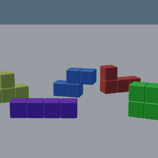 STL file Tetris pieces 🎮 ・3D print model to download・Cults