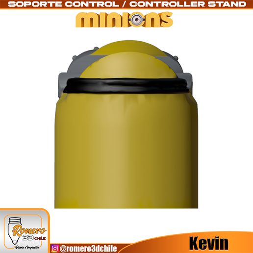 STL file Soporte Control Kevin / Minions 🎛️ ・3D print design to ...
