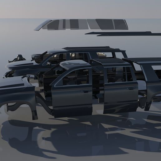 🚙 Chevrolet Suburban 12th Gen・ 3D File for ・Cults