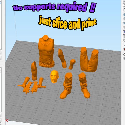 🎮 GTA San Andreas / Carl "CJ" Johnson / no supports・ STL File for 3D ...
