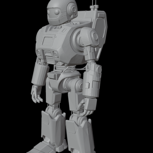 🤖 Robot ExplorerBot MK-03 – Stylized Sci-Fi Service Robot Model・ STL ...