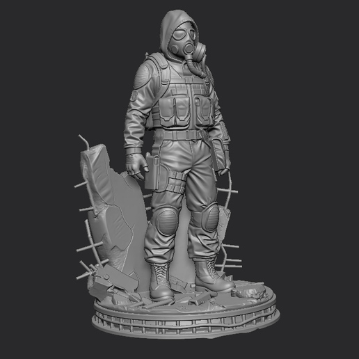 👾 STALKER 2 Inspired Zone Survivor Figurine・Free STL File for 3D ...
