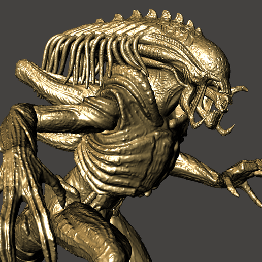 🐺 PREDALIEN ABOMINATION HYBRID AVP 2010 WOLF XENOMORPH - ULTRA DETAILED ...