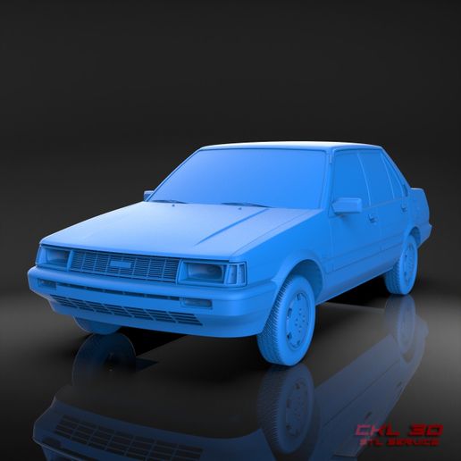 STL file Toyota Corolla E80 Sedan 1983 STL 🚗 ・3D print design to download・Cults