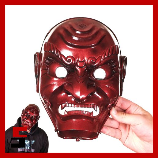 🇯🇵 Somen mask Japanese traditional Masks Japan Culture・ STL File for 3D ...