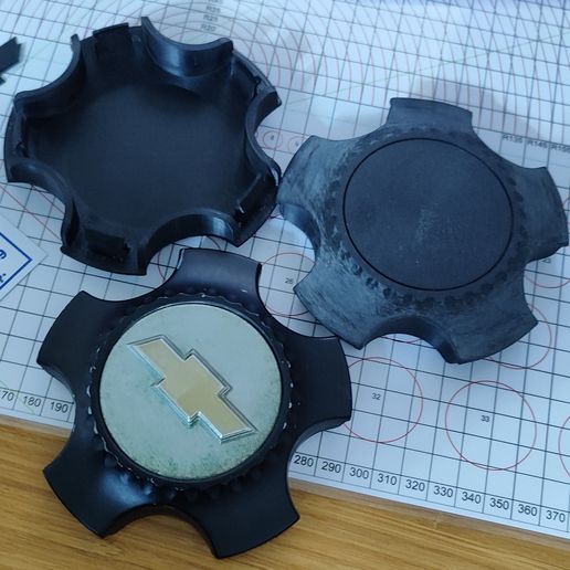 🚙 Chevrolet SS Wheel Centre Cap / Hub Cap 92183382・ STL File for 3D ...