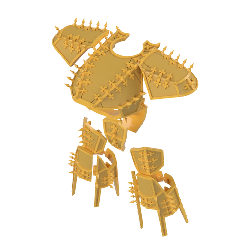 🎲 Alternative Armour - Loyalist Reaver Titan Spiky Armour Plates Set ...