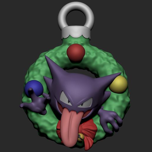 🐉 Pokemon - Gastly, Haunter and Gengar Christmas Decoration・ STL File ...