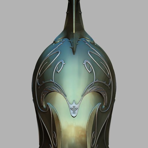 🧝 High Elven Warrior Helmet - Life size and 1:6・ 3D File for 3D ...