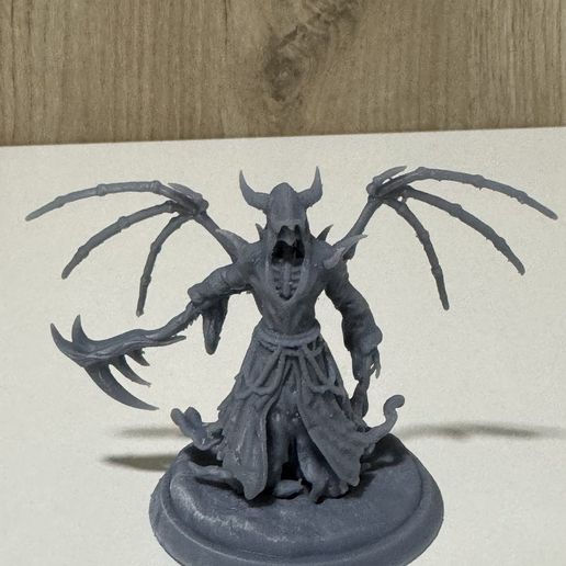 STL file Lich undead skeleton ghost with Scythe - pre supported 💀 ...
