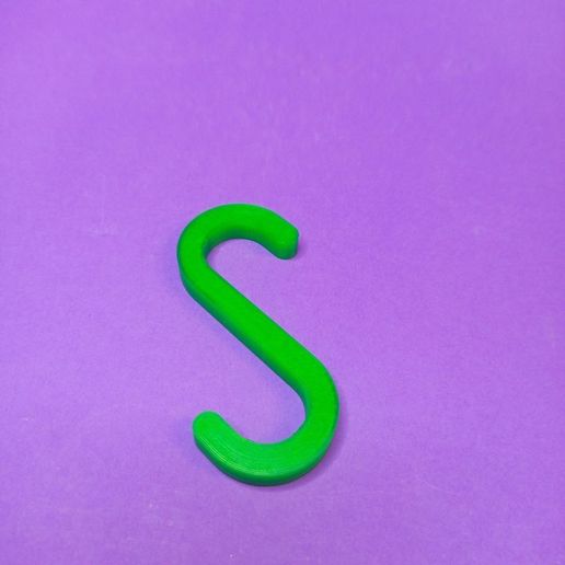 🔧 S-hook with a load capacity of 10 kg・Free STL File for 3D printing・Cults