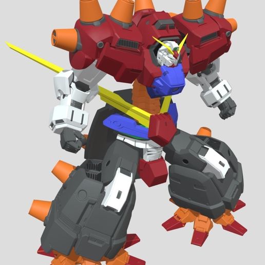 😈 1/100 JDG-00X Devil Gundam Sculpture・Free 3D File for 3D printing・Cults