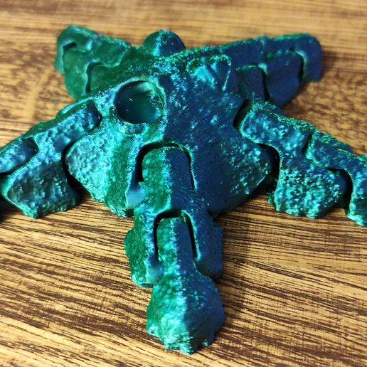🧸 Articulated starfish・Free STL File for ・Cults