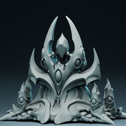 ⛩️ Void Shrine 32mm [Terrain].・Free STL File for 3D printing・Cults
